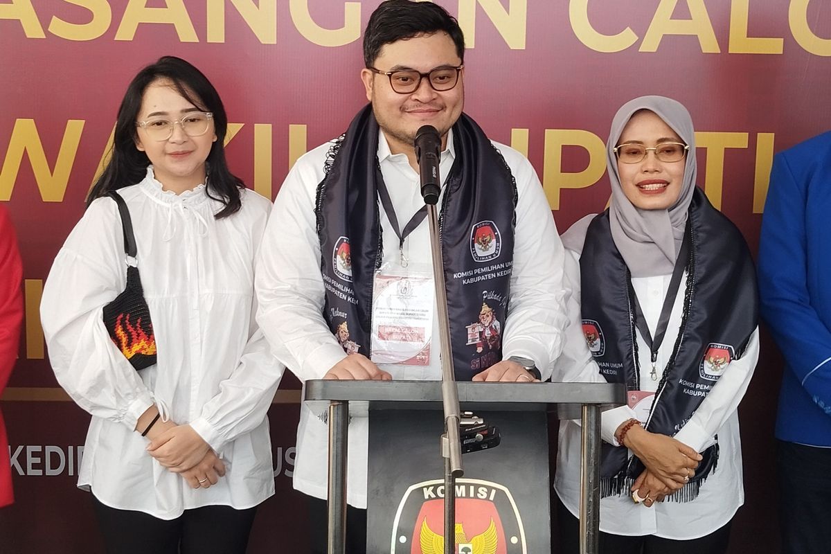 KPU Kediri Umumkan Hasil Pilkada 2024, Hanindhito-Dewi Unggul