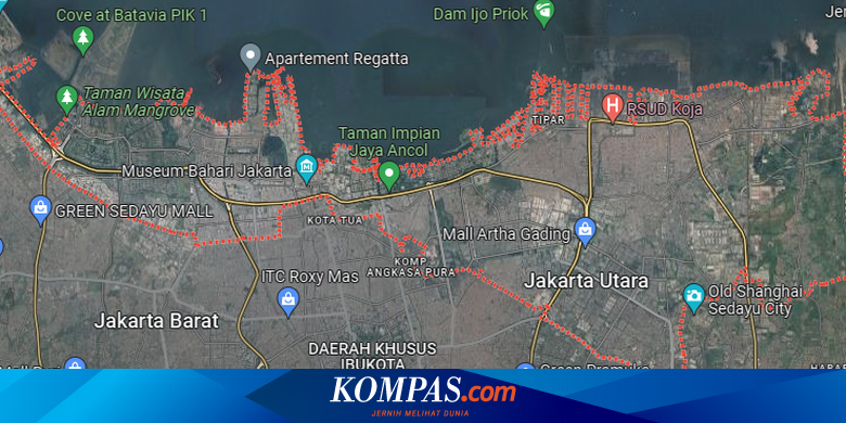 Daftar Kecamatan, Kelurahan dan Kode Pos di Jakarta Utara