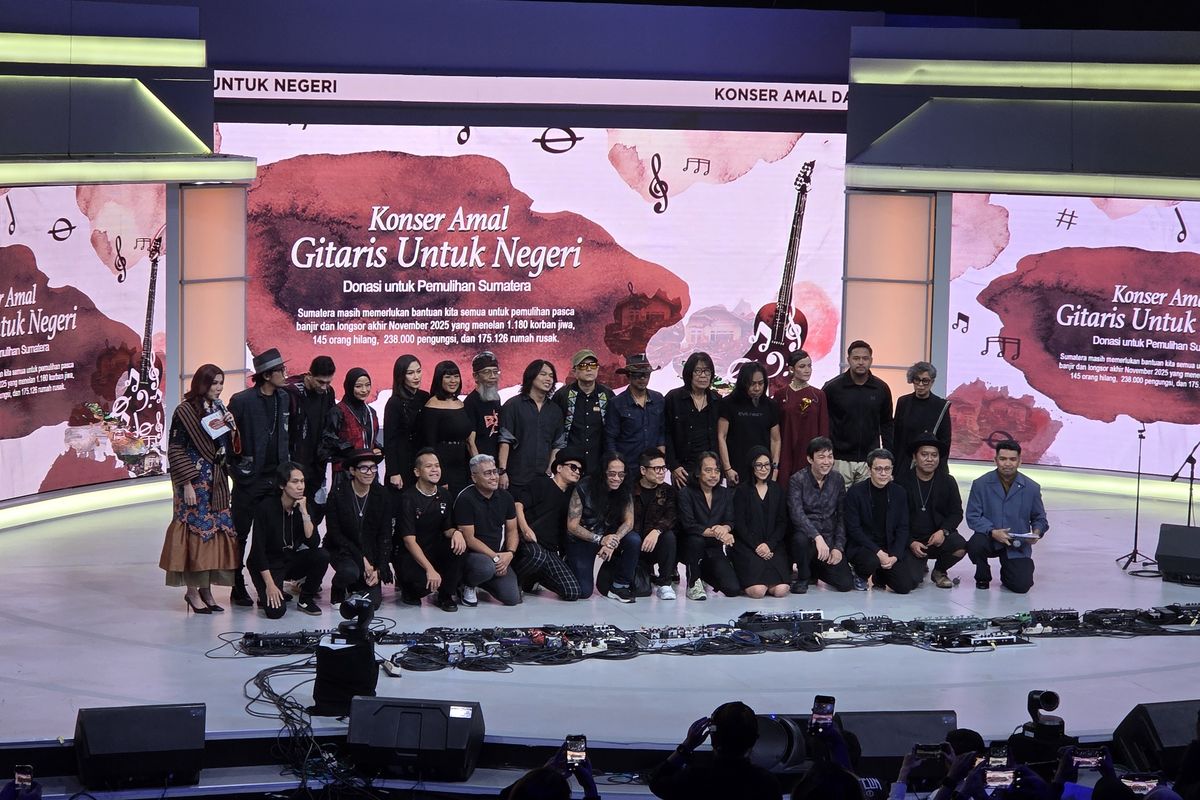 Konser Amal Gitaris Untuk Negeri Berhasil Himpun Donasi Rp 874 Juta ...