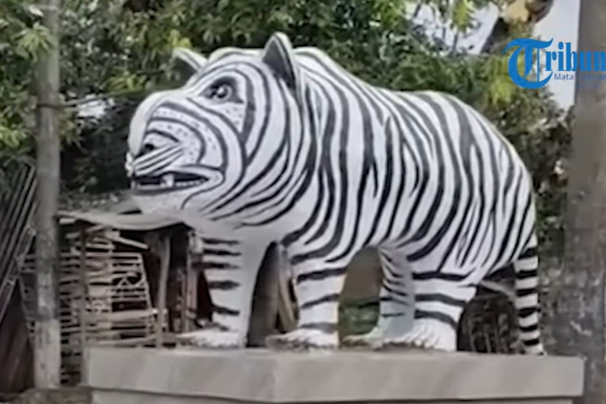 Viral 4 Karya Warga Desa di 2025, dari Patung Macan "Lucu" di Kediri ...