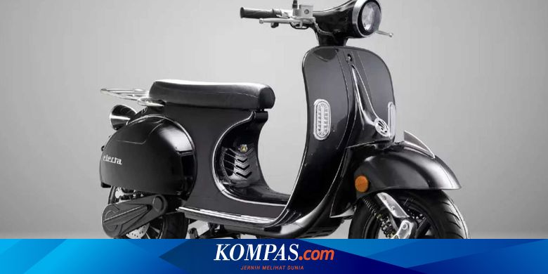 Motor Listrik Mirip Vespa PTS, Harga Rp 64 Jutaan