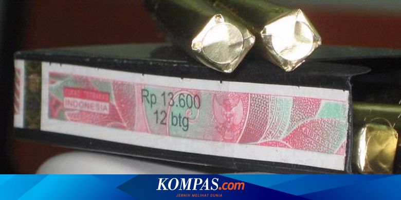 Cukai Rokok Impor Naik Rp 20 Per Batang