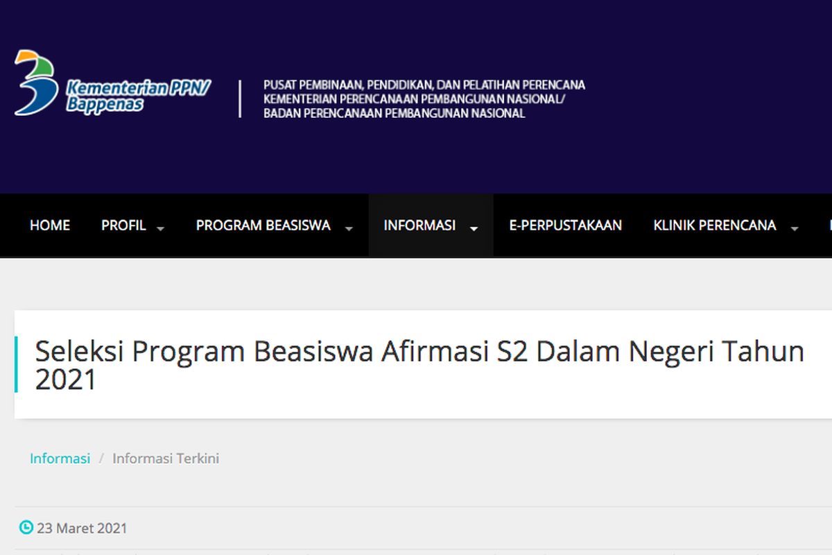 Bappenas Buka Program Beasiswa S2 bagi PNS di Daerah, Ini Syarat dan Cara Daftarnya