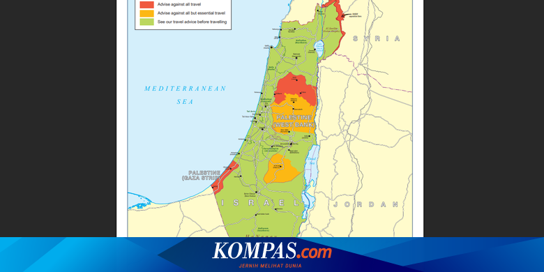 Inggris Perbarui Peta Palestina dan Hapus Keterangan "Wilayah yang ...