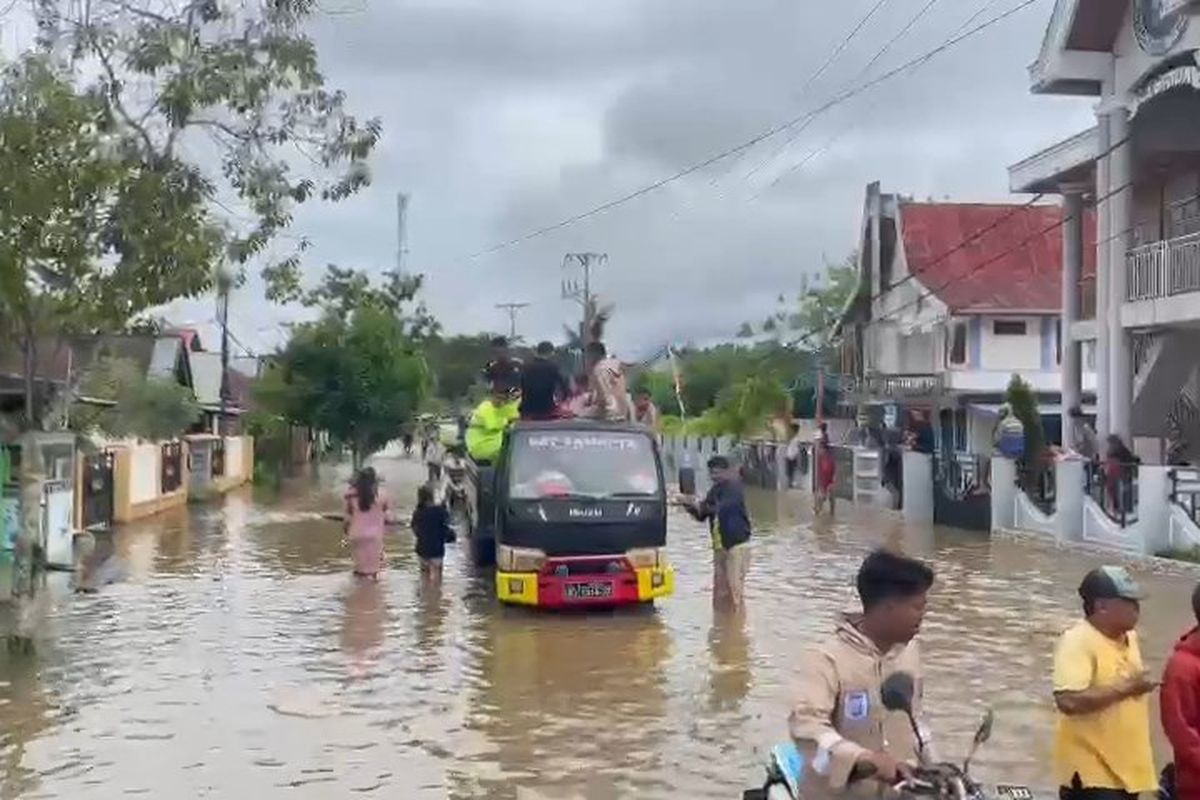 Banjir Melanda Halmahera Selatan, 2.430 Jiwa Mengungsi