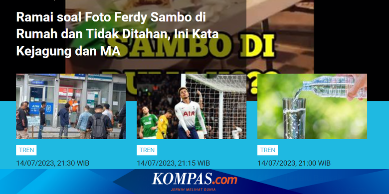 [POPULER TREN] Viral Foto Ferdy Sambo di Rumah I Tarif 0,3 Persen QRIS