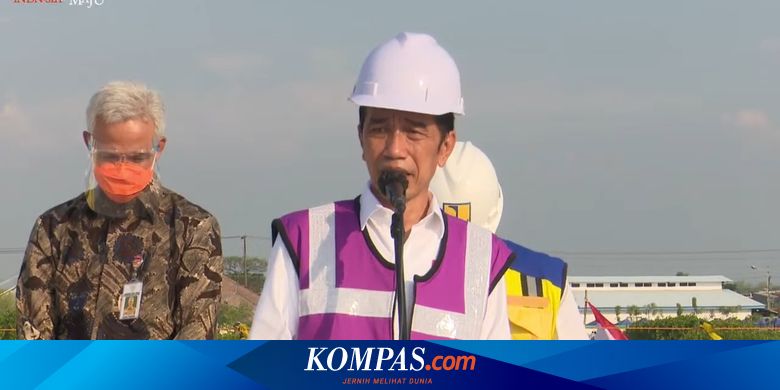 Tinjau Tol Semarang-Demak, Jokowi: Multifungsi, Kurangi Macet dan Banjir Rob