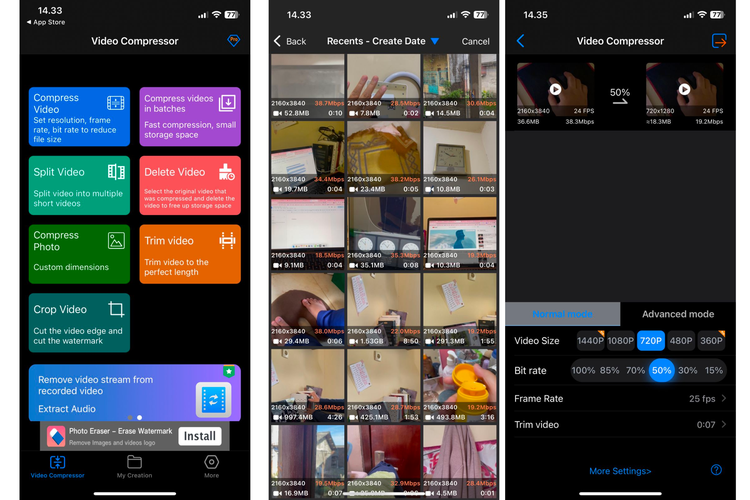 3 Cara Kompres Video di iPhone dengan Manual dan via Aplikasi