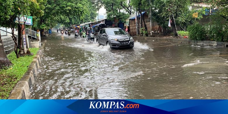 Banjir di Jalan Gaya Motor Sunter, Ketinggian Capai 40 Cm