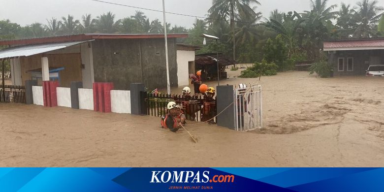 Banjir Bandang di Mamuju, 6 Rumah Hanyut, 13 Rusak Berat, Akses Jalan Terputus