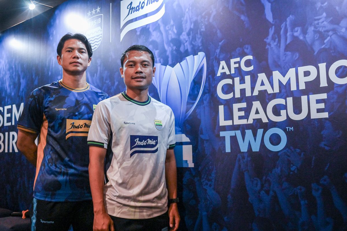 Persib Rilis Jersey AFC Champions League 2, Tampilkan Sponsor Tunggal