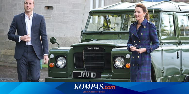 Saat Pangeran William dan Kate Middleton Naik Land Rover Pangeran Philip