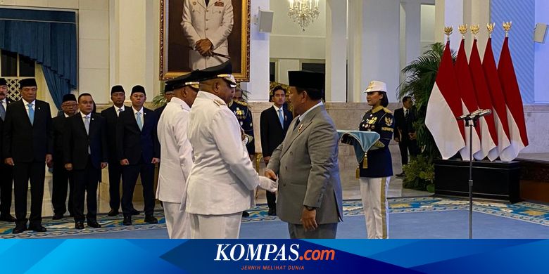 Profil Mathius Derek Fakhiri yang Dilantik Prabowo Jadi Gubernur Papua