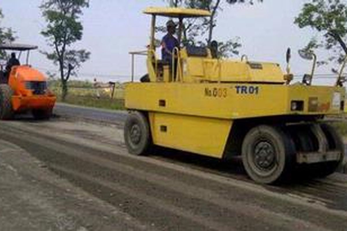 Pantura Brebes Masih Diperbaiki