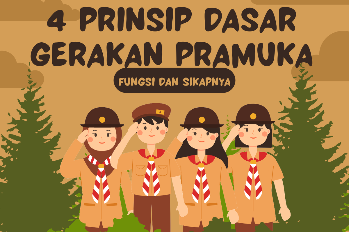 4 Prinsip Dasar Gerakan Pramuka, Fungsi, dan Sikapnya