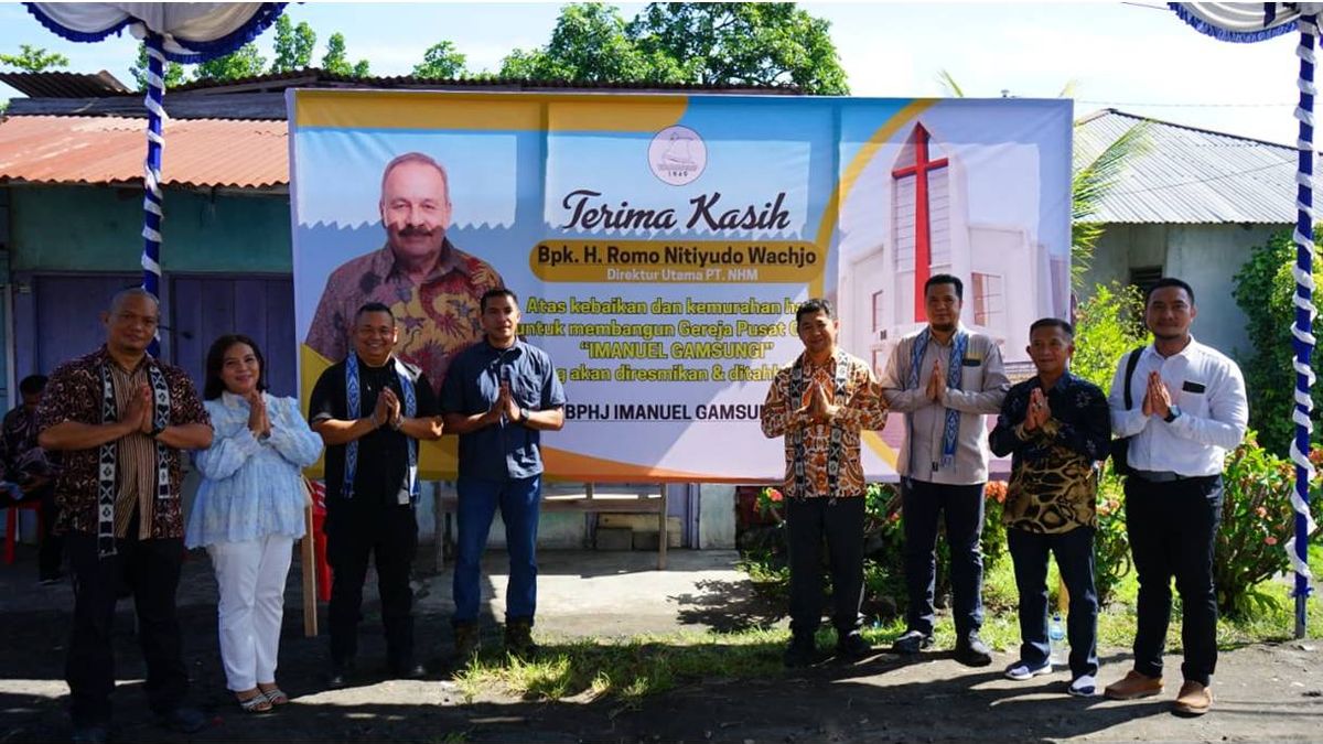 Bangun Gereja Pusat GMIH di Tobelo, Haji Robert Disebut Tokoh Kemanusiaan