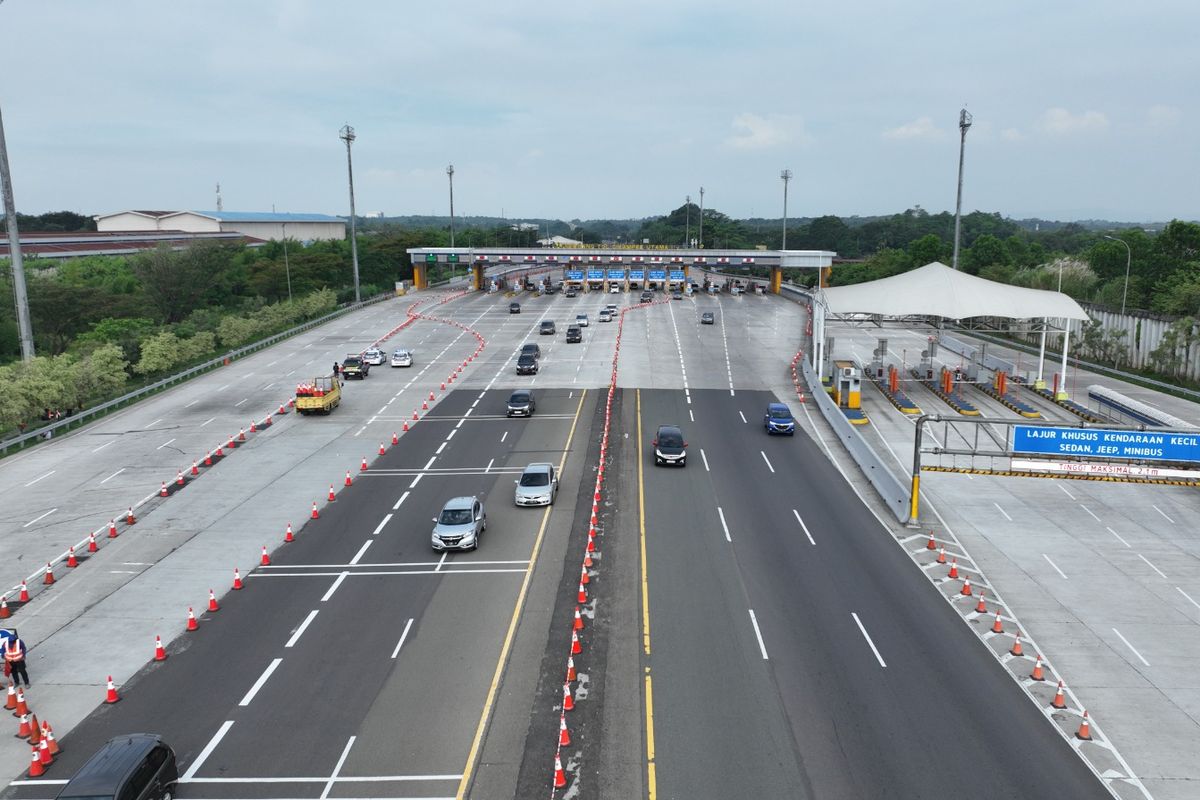 Diperluas, "One Way" Diberlakukan dari Km 414 Kalikangkung hingga Km 72 Cikampek