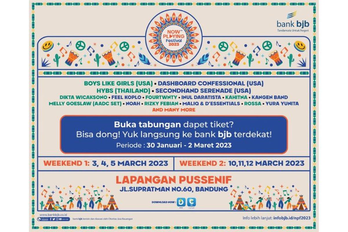 Bank BJB Hadirkan Beragam Promo Menarik pada Now Playing Festival 2023