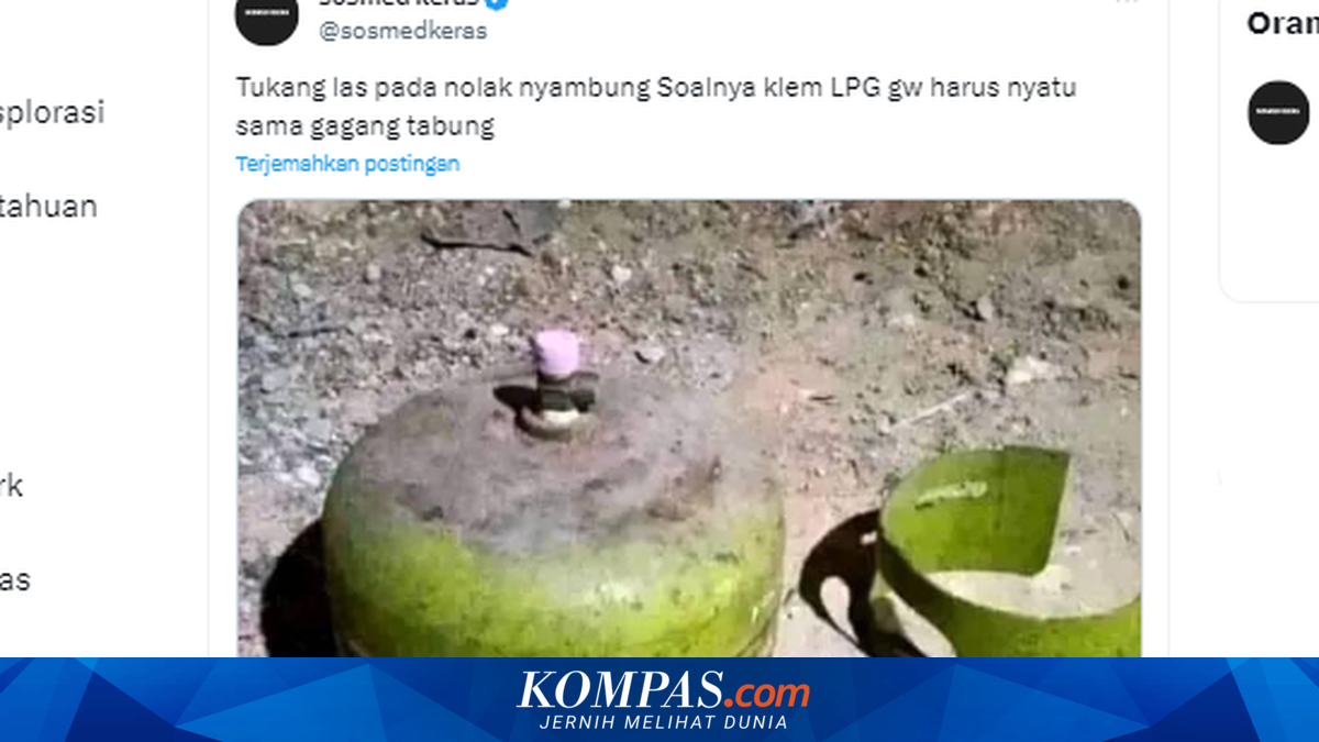 Pegangan Tabung Elpiji 3 Kg Lepas, Apa yang Harus Dilakukan?
