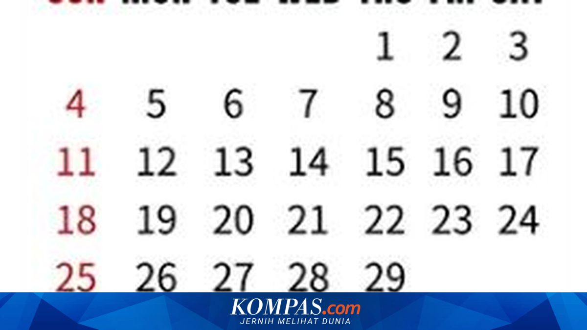Daftar Tanggal Merah Februari 2024