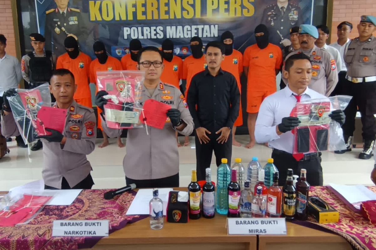 Siswa SMA di Magetan Ditangkap Saat Sedang Nyabu, Mengaku Depresi Permasalahan Orangtua