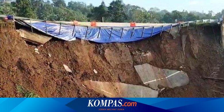 Lokasi Longsor di Km 64 Tol Bocimi Masuk Zona Gerakan Tanah