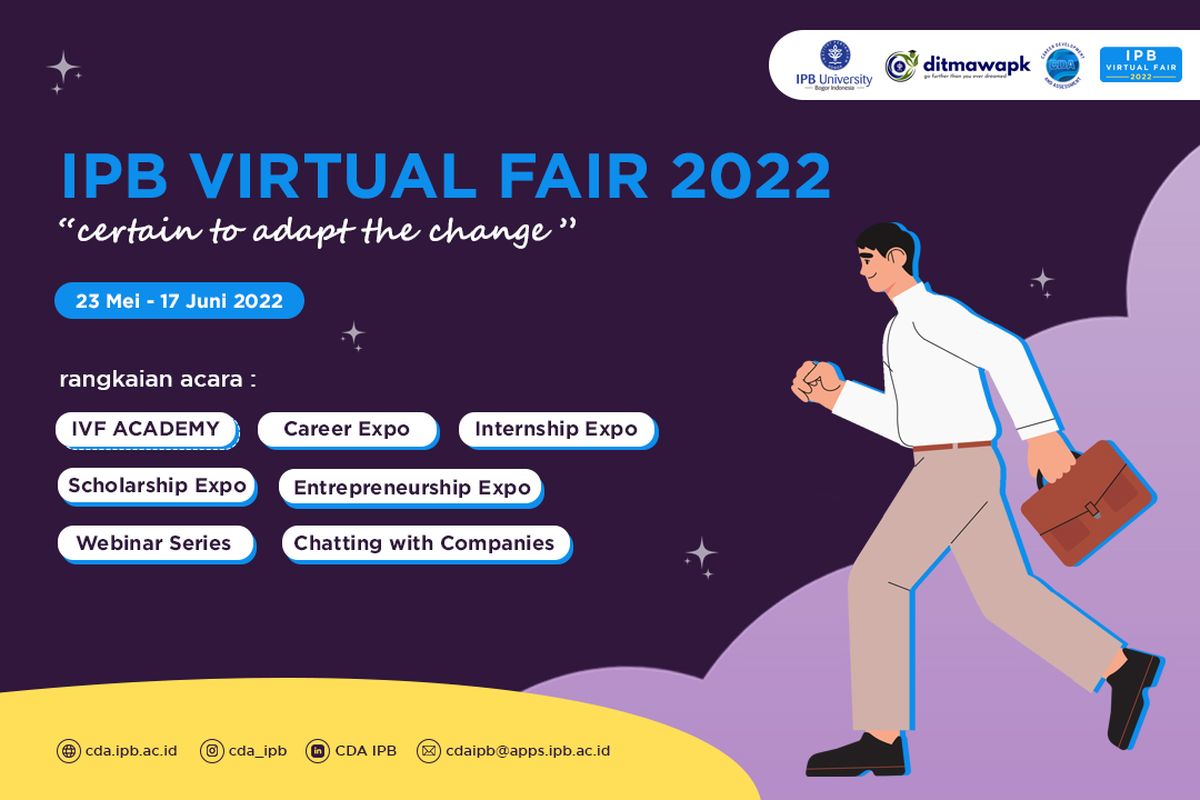 IPB Virtual Fair 2022 Digelar, Bagikan Info Beasiswa hingga "Job Fair"