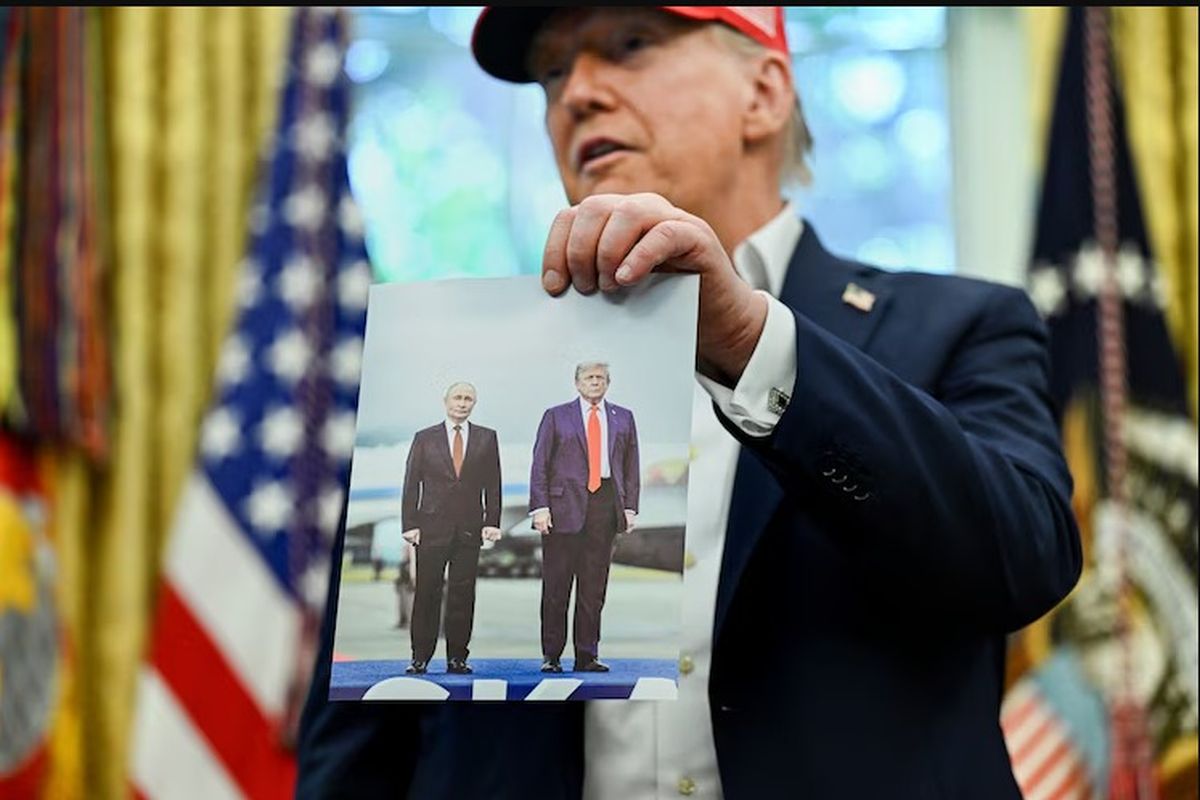 Trump Pamerkan Foto Pertemuan Alaska dari Putin, Ini Tujuannya
