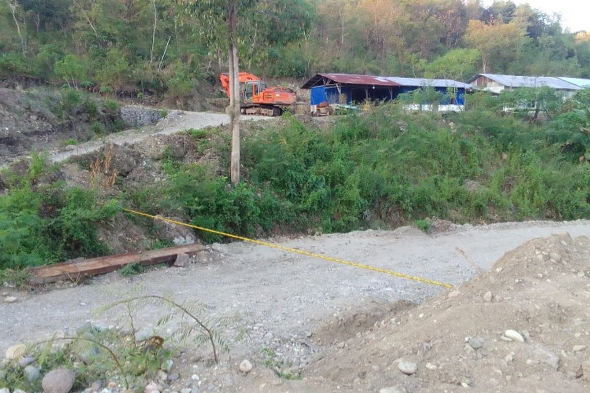 Polisi Hentikan Aktivitas Galian C Milik 3 Perusahaan di Ende karena Tak Berizin