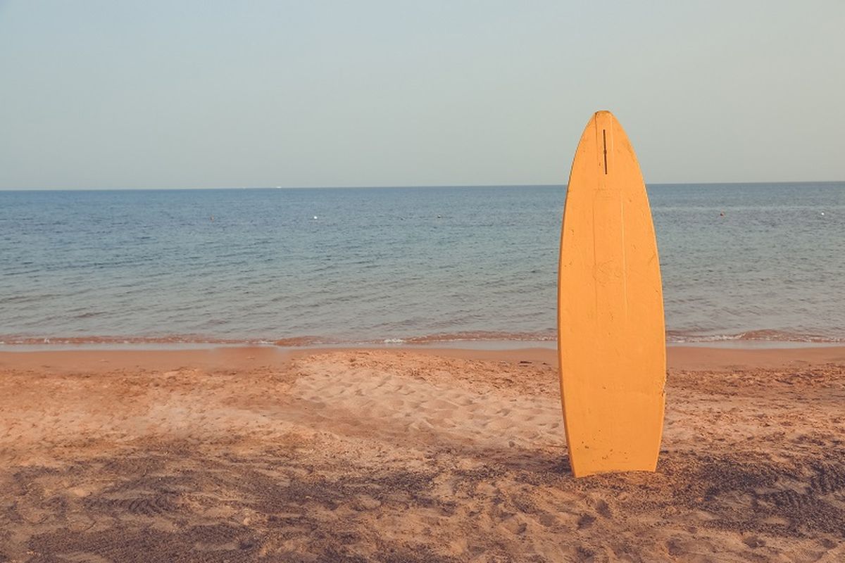 Kisah Bima Pembuat Papan Selancar Asli Yogyakarta