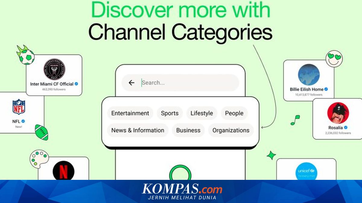 Fitur Baru WhatsApp, Cari "Channel" Spesifik Kini Lebih Mudah