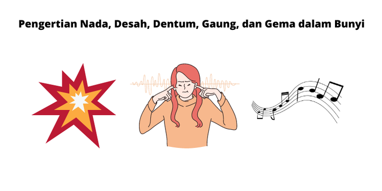 Pengertian Nada, Desah, Dentum, Gaung, dan Gema dalam Bunyi