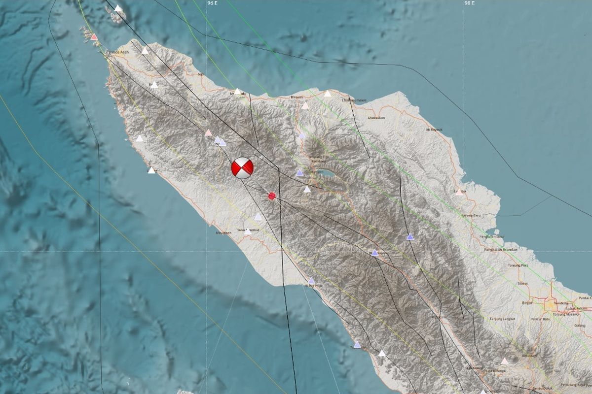 Analisis BMKG: Gempa Dangkal M 4,9 Nagan Raya Aceh akibat Sesar Besar ...