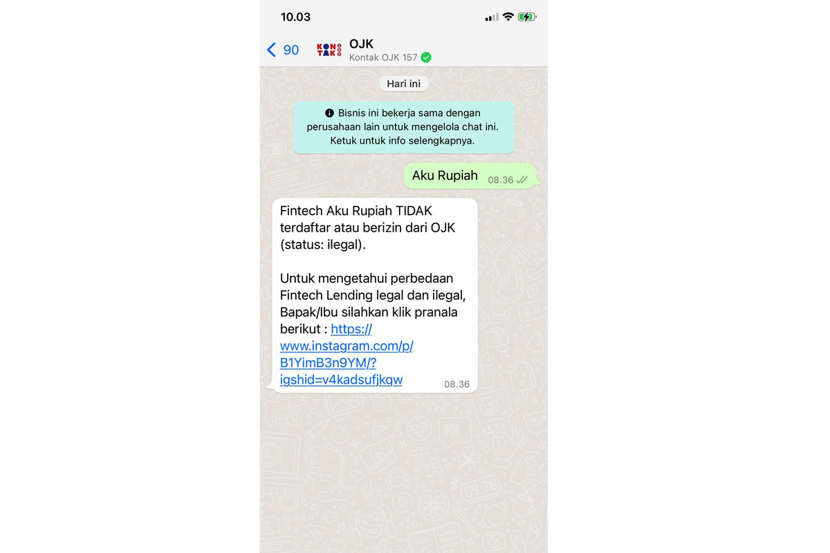 Waspada! Ini 9 Ciri-ciri Pinjol Ilegal