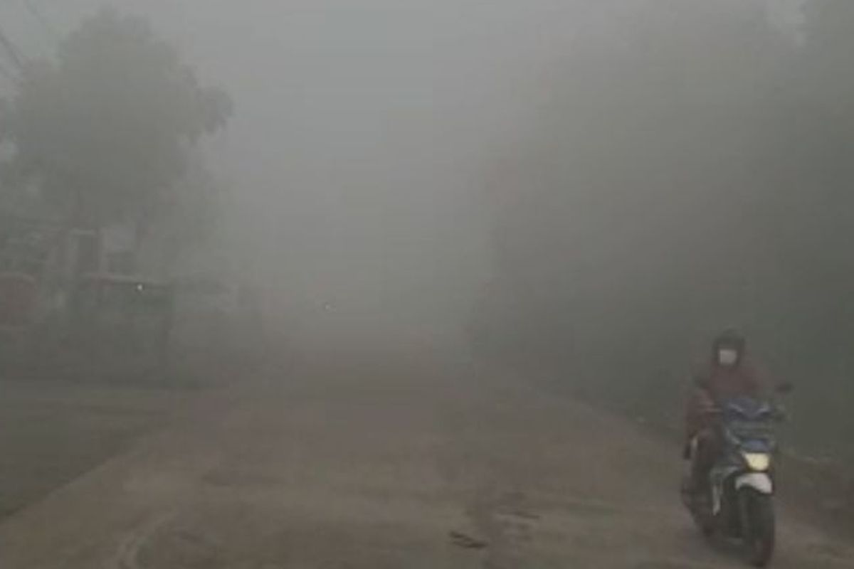 BMKG Minta Warga Palembang Waspadai Fenomena Kabut Pagi