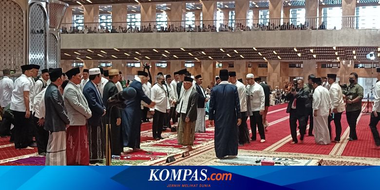 Wapres Ma'ruf Amin Shalat Idul Adha di Masjid Istiqlal