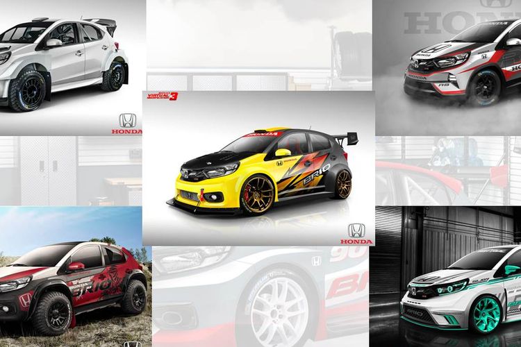 Honda Umumkan 20 Karya Terbaik Modifikasi Virtual Brio