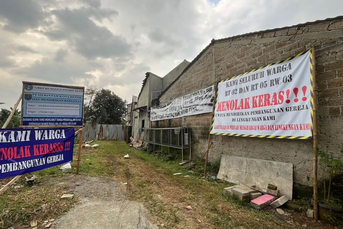 Warga Depok Tolak Pembangunan Gereja, Keluhkan Komunikasi Pengelola ...