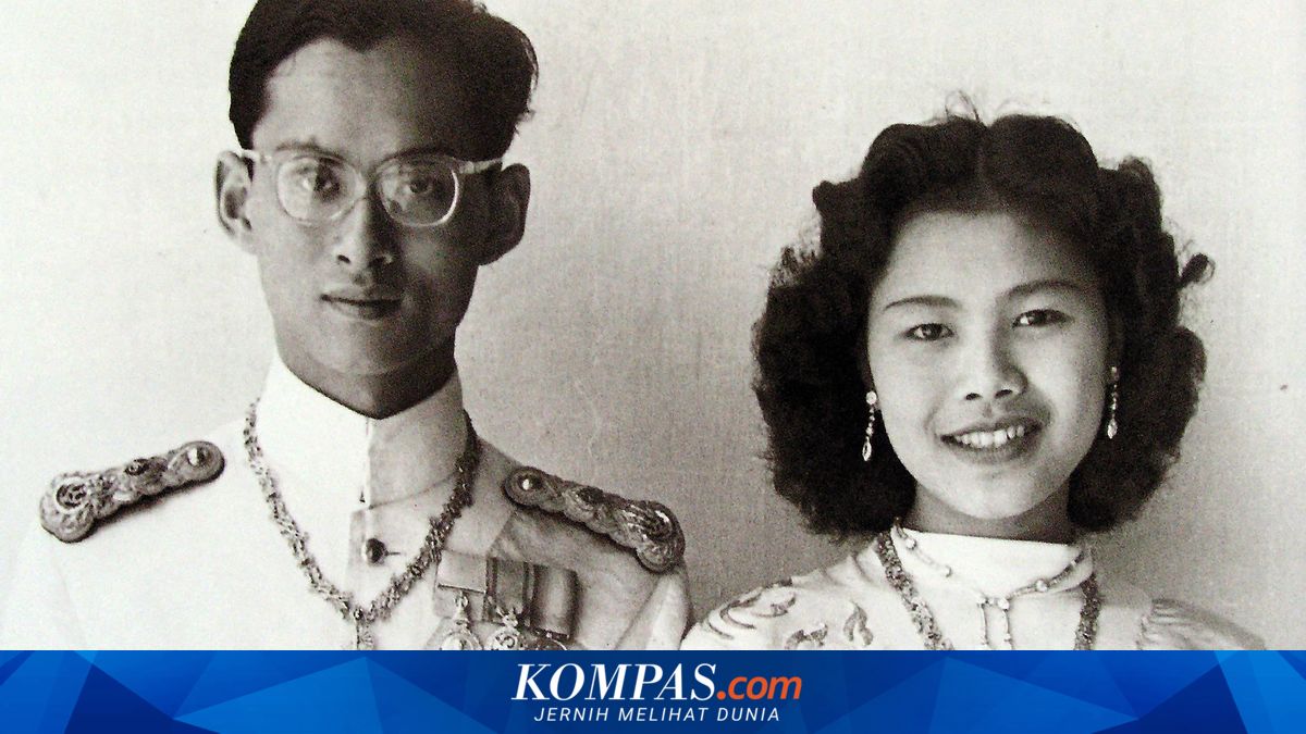Potret Masa Muda Ratu Sirikit dan Kisah Cinta dengan Raja Bhumibol