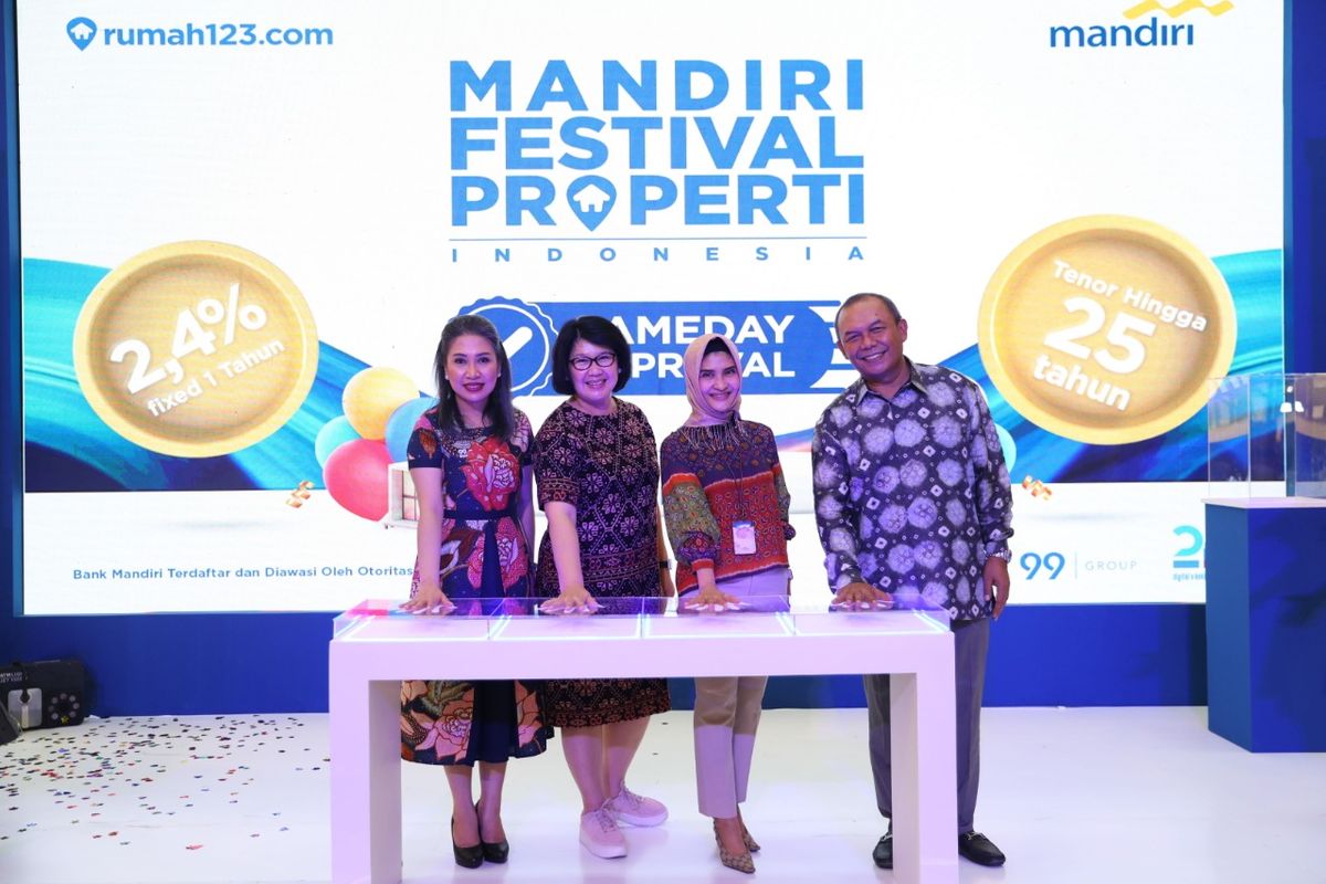 Festival Properti Indonesia Digelar, Ada Promo KPR Mandiri Berbunga 2,4 Persen