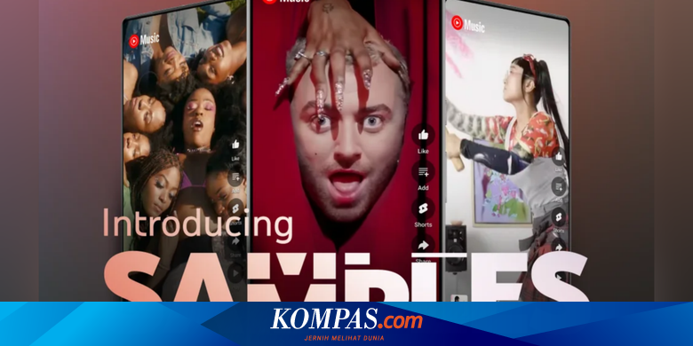 YouTube Music Rilis "Samples", Fitur Mirip TikTok buat Temukan Musik Baru
