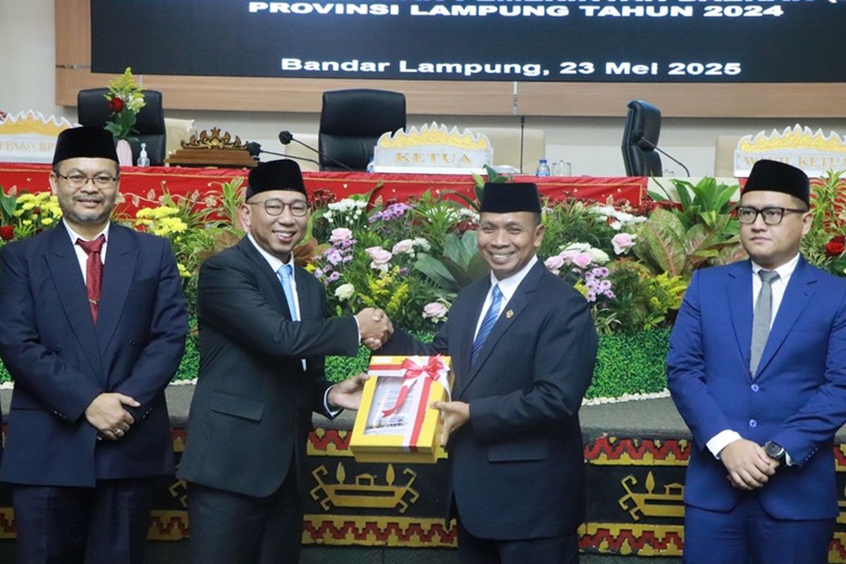 Pemprov Lampung Sukses Raih Opini WTP 11 Kali Berturut-turut