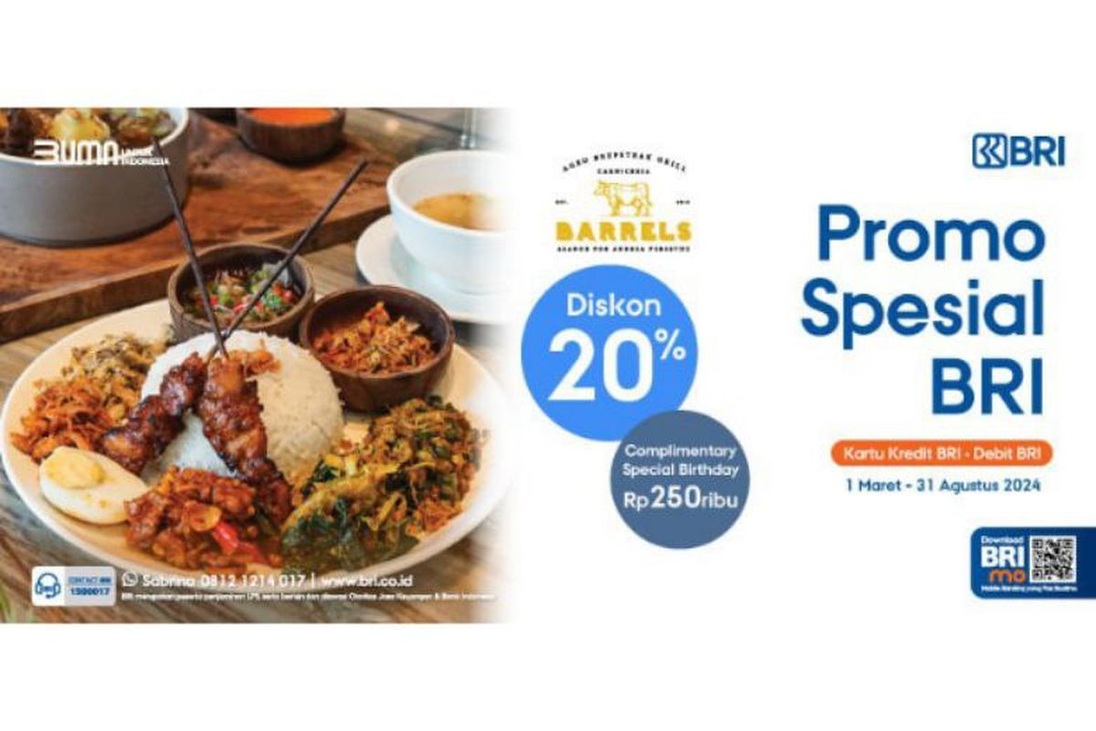 Barrels Jimbaran Hadirkan Kuliner Cita Rasa Spanyol, Nikmati Diskon 20 Persen dengan Promo ...