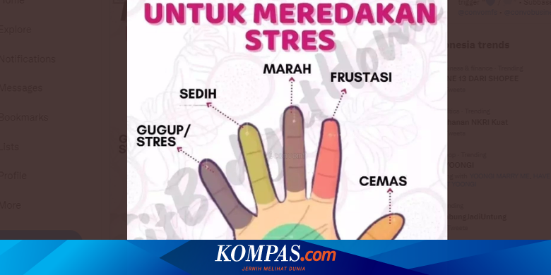 Penjelasan Dokter soal Memijat Ruas Jari Bisa Meredakan Stres