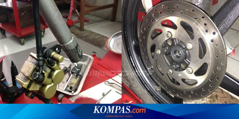Begini Cara Mudah Cek Keausan Kampas Rem Motor