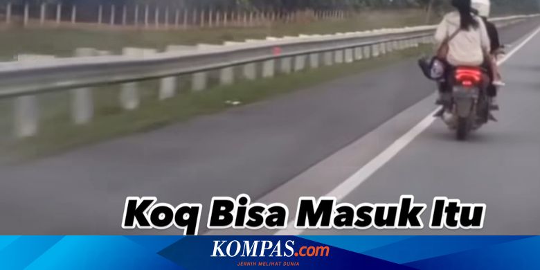 Video Viral Motor Bonceng 3 Masuk Jalan Tol di Sumut, Ternyata Ikuti ...
