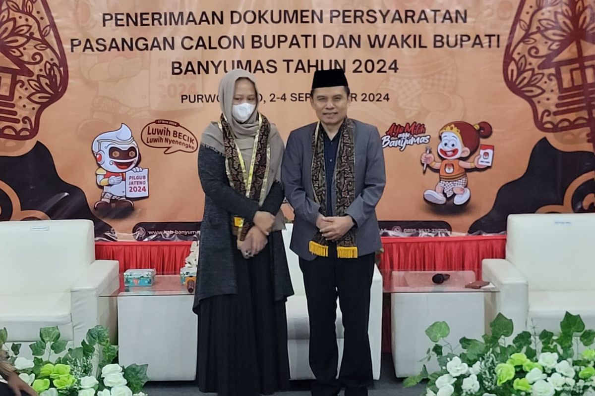 Daftar di Menit Akhir Jelang Penutupan Pendaftaran Pilkada Banyumas, Berkas Maruf-Yulianti Ditolak