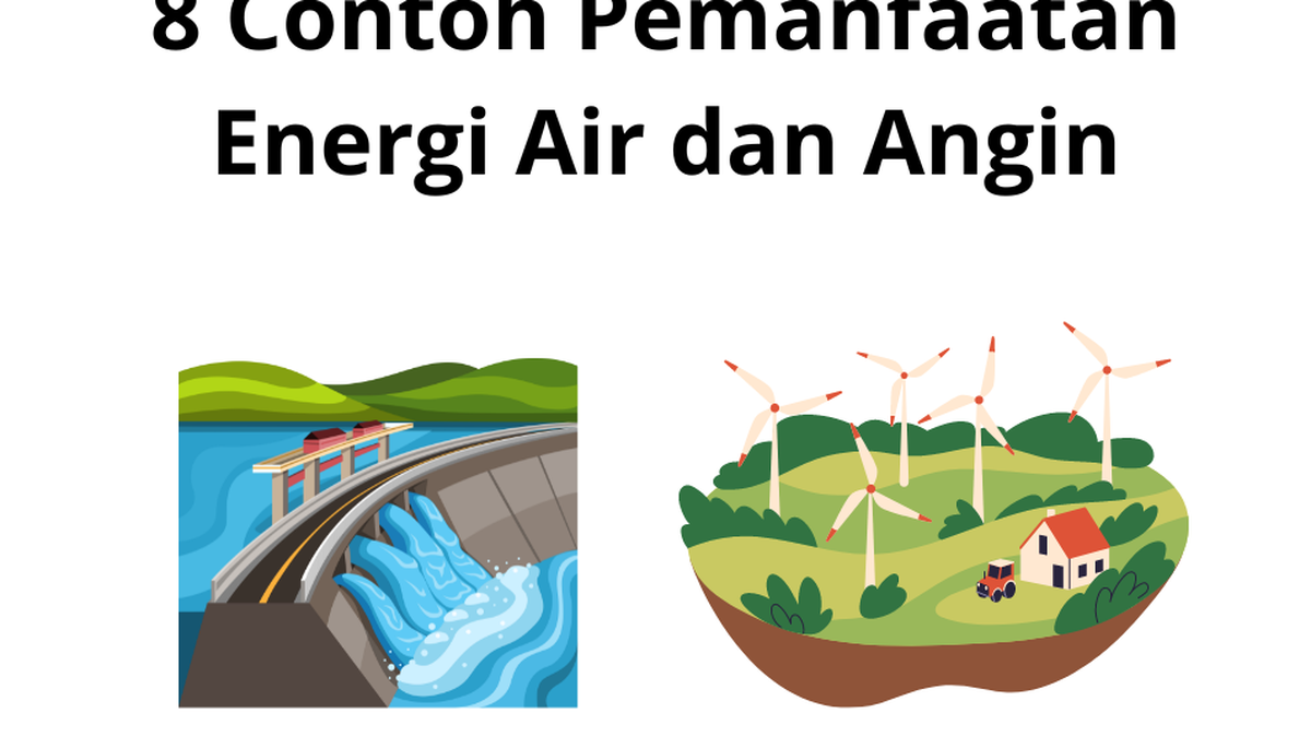 8 Contoh Pemanfaatan Energi Air dan Angin