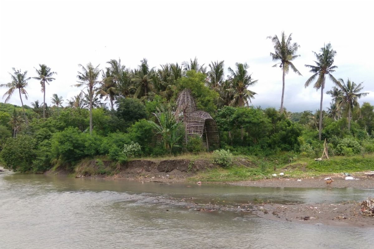 Rumah Bambu Pengalon Karangasem, Lokasi Instagramble Kini Telah Hancur