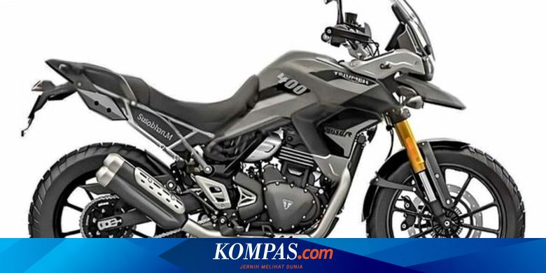 Render Digital Triumph Tiger 400, Motor Petualang Ringkas